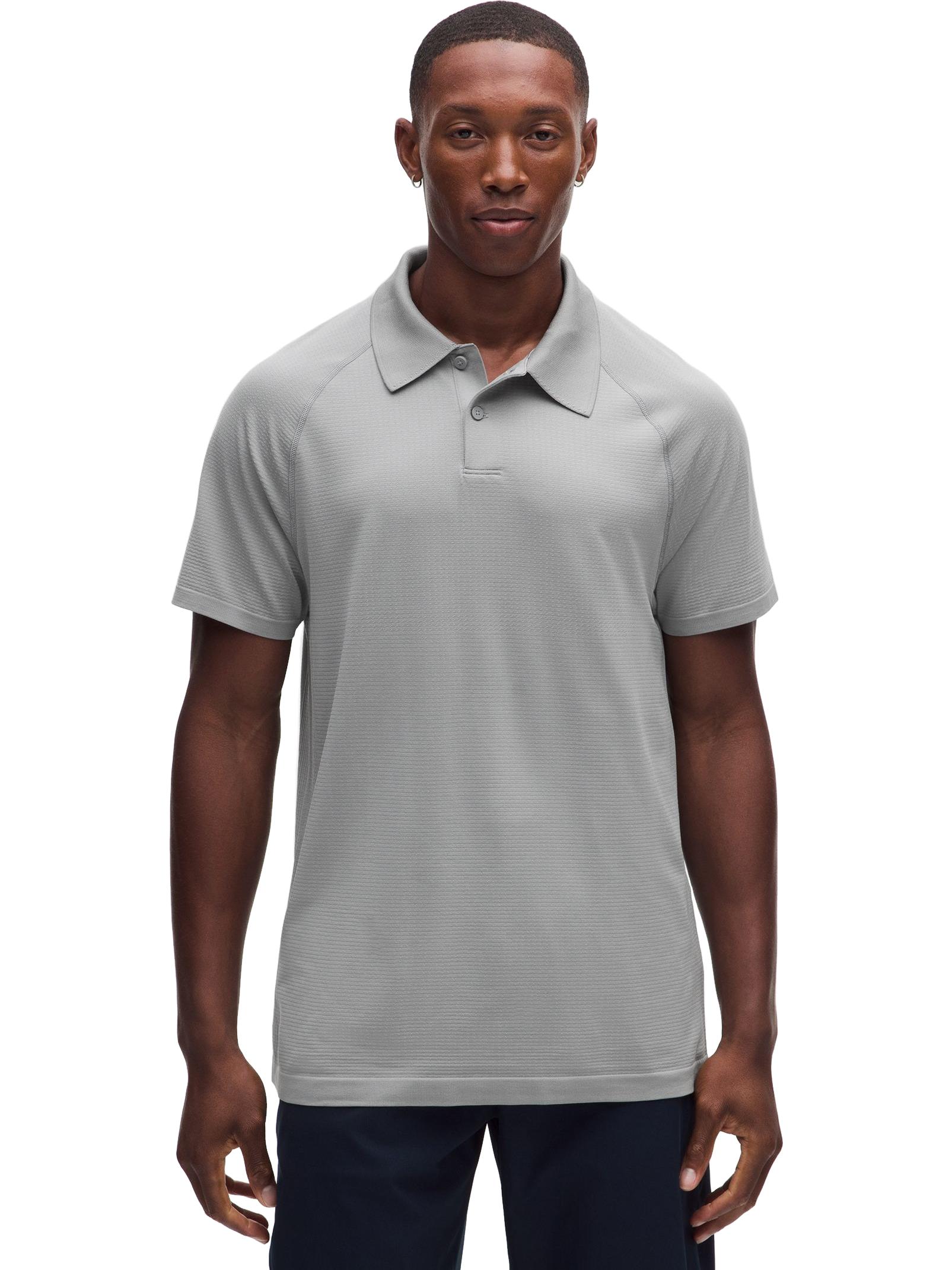 LULULEMON metal vent tech polo shirt